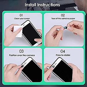kkhouse 20PCS Mobile Phone Privacy Sticker Webcam Cover Shutter Magnet Slider Plastic for Phone Web Laptop Tablet Camera Cover (Black)