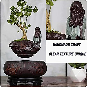 Floating Flowerpot-Floating Bonsai-Home Decoration Floating Bonsai-Creative Design Bonsai-Home Office Decoration-Fun Gift,A
