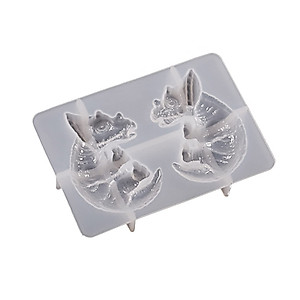 QMQJIA Dragon Egg Resin Mold Desktop Ornaments Mold for DIY Resin Art Table Lamp Home Decorations Newborn Dinosaur Light Molds Dragon Silicone molds for Wax Melts/soap/Baking/epoxy Resin/Candle/Clay