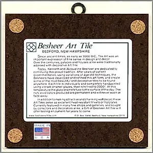 Loon Tile with Mountains - Wall Plaque - Trivet, WL-1