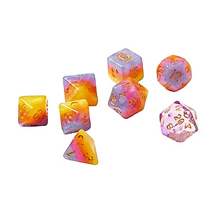 Sirius Dice RPG Dice Set: Tahitian Sunset