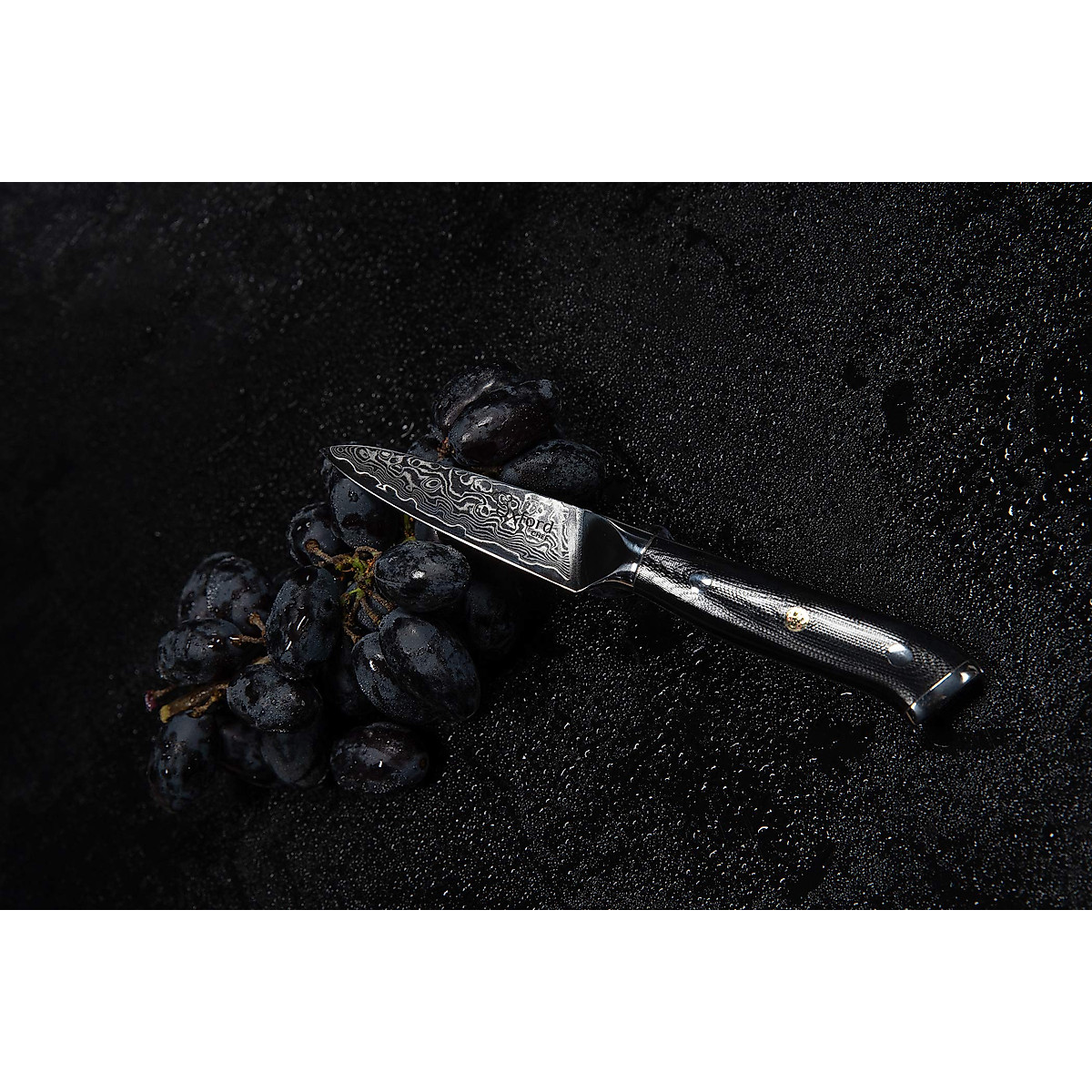 Oxford CHEF Paring Knife- 3.5 Inch - Damascus Japanese- VG10 Super Steel 67 Layer High Carbon Stainless Steel- Razor Sharp, Stain & Corrosion Resistant, Awesome Edge Retention