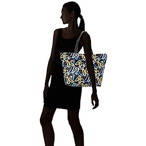 Karl Lagerfeld Paris Amour Small Backpack, Black/Neon Clps Maybelle SLG