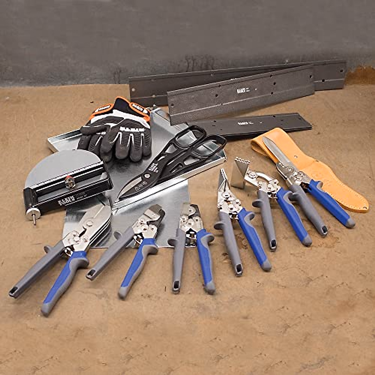 Klein Tools 89552 Hole Cutter, Adjustable Cutter from 2 to 12 Inch, Cuts 24 gauge Steel and 26 gauge Stainless