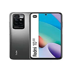 Xiaomi Redmi 10 2022 4G LTE (128GB + 4GB) LTE GSM Factory Unlocked 6.5" 50MP Quad Camera (Not Verizon Sprint Boost Tmobile At&T Cricket) + Fast Car Charger Bundle (Carbon Gray)