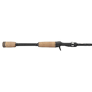 Dobyns Rods Sierra Micro Series 7’0” Casting Bass Fishing Rod | SSM703C | Med-Heavy Fast Action | Modulus Graphite Blank w/Kevlar Wrapping | Fuji Reel Seat | Baitcasting Rod | Line 10-17lb Lure ¼-¾oz, Black/Sage Green (SSM 703C)