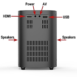 HoliScapes® Christmas Digital Decoration Kit Includes 7 AtmosFX® Video Effects for Christmas Plus HD Super Bright Projector and 48” x 72” Holographic Projection Screen