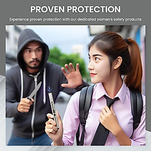 Avenger Defense Pen Stun Gun Protection for Women - Rechargeable Self Defense Device (ADS-15 White)