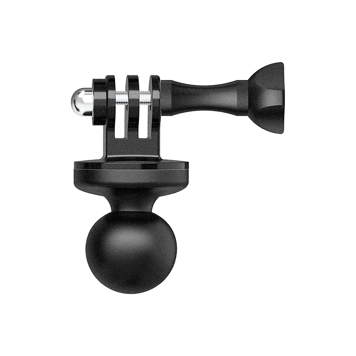 1" Ball Mount Adapter for Insta360 One X2, X, One R, RS, GO 2, GoPro Hero, Compatible with RAM Ball Head Mounts B Size Double Socket Arm