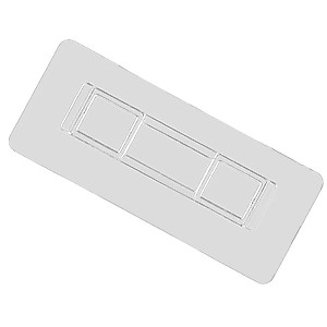 AUNMAS 6 Pack Shower Caddy Adhesive Replacement, Adhesive Shower Hooks Strong Adhesive Wall Hooks Waterproof Adhesive Hooks for Bathroom Tissue Box Toothbrush Holder