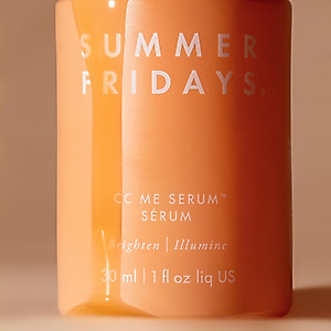 Summer Fridays CC Me Serum with Vitamin C + Niacinamide - Brightening + Hydrating Face Serum to Improve Skin Tone + Reduce Appearance of Dark Spots Over Time (1 Fl Oz)