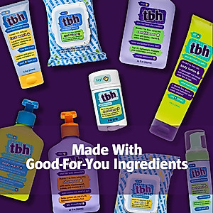 TBH Kids Spot Wash Wipes - Cleansing Face Wipes - Acne Prevention - Sulfate, Paraben Free - 30 Pack.