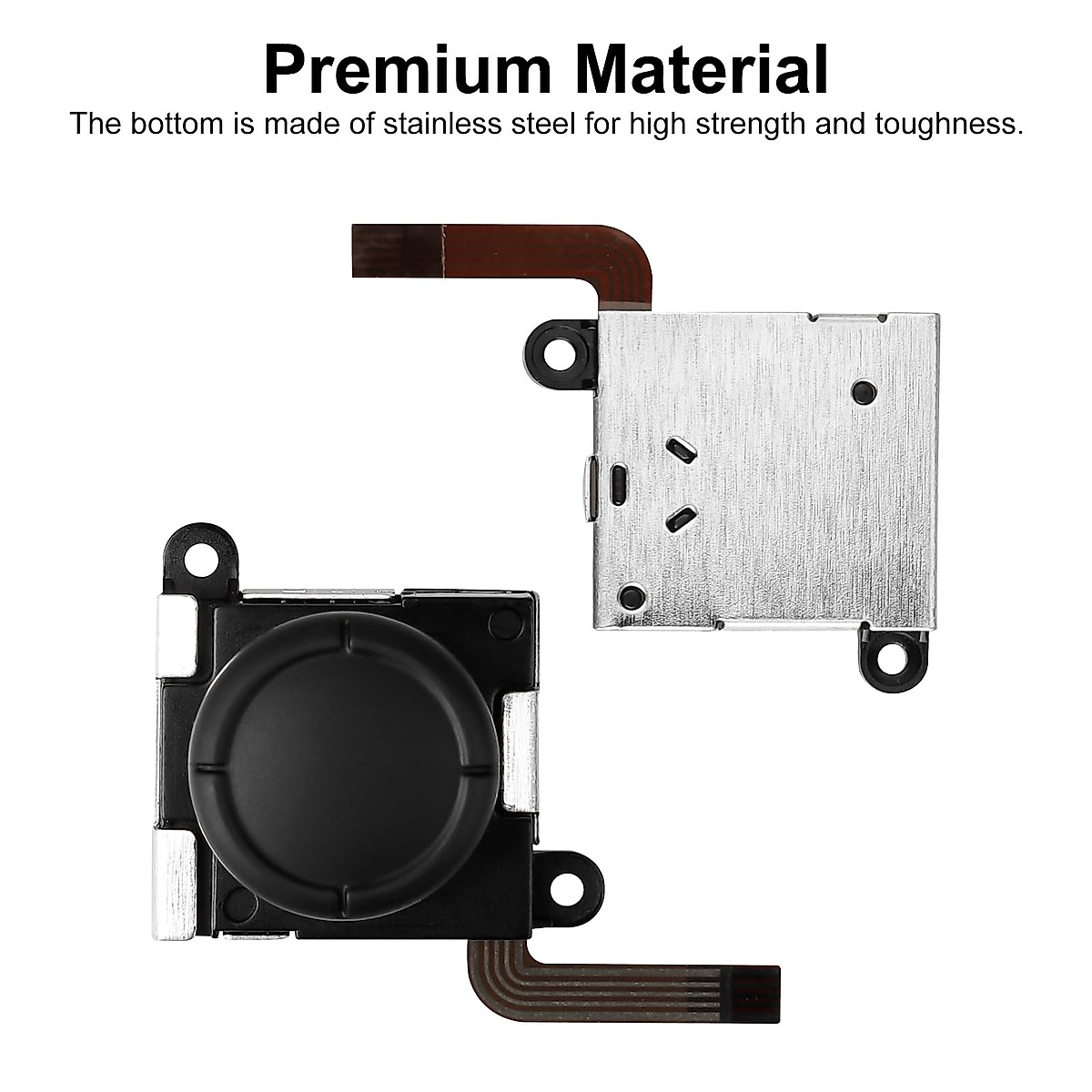 Linkstyle 3D Joystick Analog Thumb Sticks with Caps, Compatible with Nintendo Switch Lite Left and Right Joysticks, 6PCS