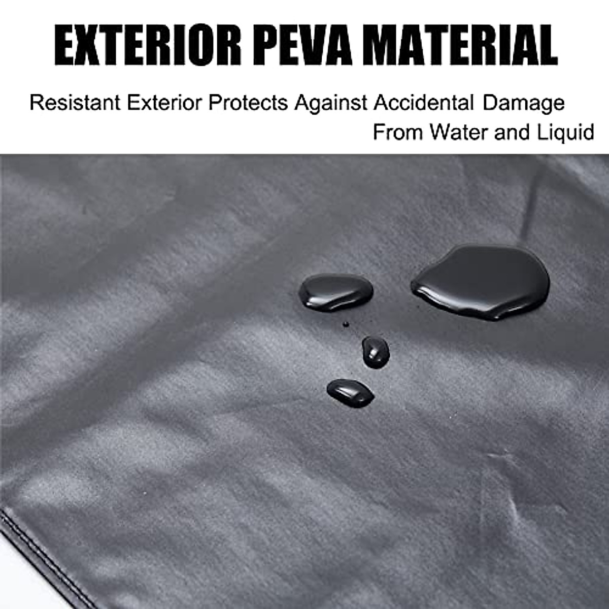 Imperius Dining Extra Thick Table Leaf Storage Bag,Table Protector for Dining Room Table,Soft Flannel Felt Backing, Water Resistant and Scratch Resistant Store Your Table Leaves Safely,52" L x 20" W