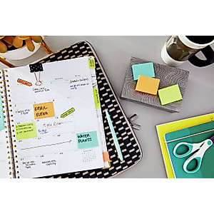Post-it Mini Notes, 1.5 in x 2 in, 18 Pads, America's #1 Favorite Sticky Notes, Poptimistic Collection, Bright Colors, Clean Removal, Recyclable (653-18AU)
