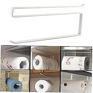 [Premium Stainless Steel Under Cabinet Kitchen Towel Holder Rack | Space-Saving Hanging Paper Towel Organizer for Kitchen Storage | Durable and Stylish Undercounter Paper Towel Rack]