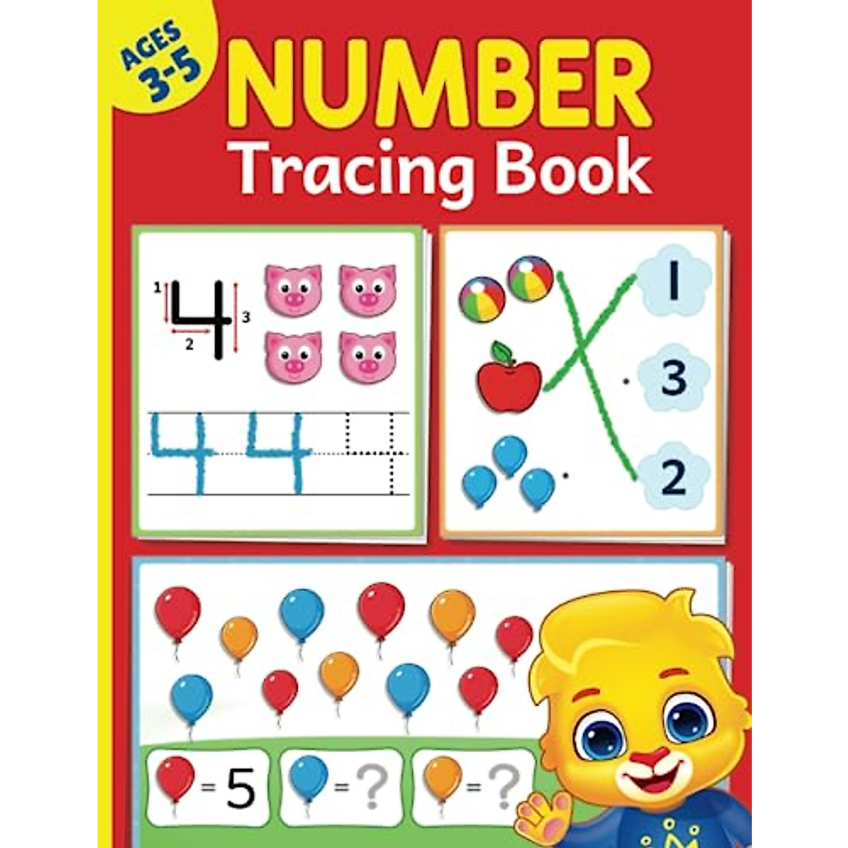 Number Tracing Book For Kids Ages 3-5: Learn To Trace Numbers 1 To 20 | Number Tracing Book For Preschoolers And Kindergarten | Fun Math Activity Book For Kids