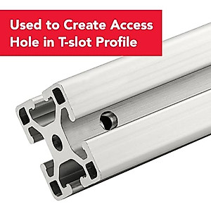 8020, 6115, 10 Series .201 x 2.3" High Speed Steel Access Hole Drill Bit 80/20 T-Slot Aluminum Extrusion Tool