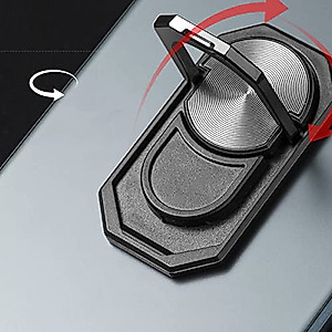 Mayten Cell Phone Ring Holder Finger Ring Stand 360 Degree Rotation Phone Kickstand Compatible with iPhone 12 Mini 11 Pro and All Smartphone with Case and Tablets