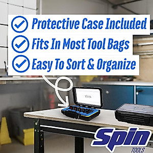 SPIN F6000 6-Piece Drill Bit Flaring Set 1/4, 3/8, 1/2, 5/8, 3/4, 7/8-Inch