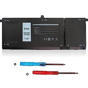 ZAYAUPVL H5CKD 53Wh Battery Replacement for Dell Inspiron 5300 5301 5401 5402 5408 5409 5501 5502 5508 5509,Inspiron 5400 5406 7405 7300 7306 7500 7506 2-in-1 Silver Latitude 3410 3510 Vostro 5502 15V