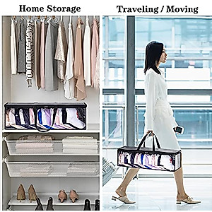 KEETDY 24 Large Pockets Over The Door Hat Rack and Hat Storage for Baseball Caps Organizer Hat Bag