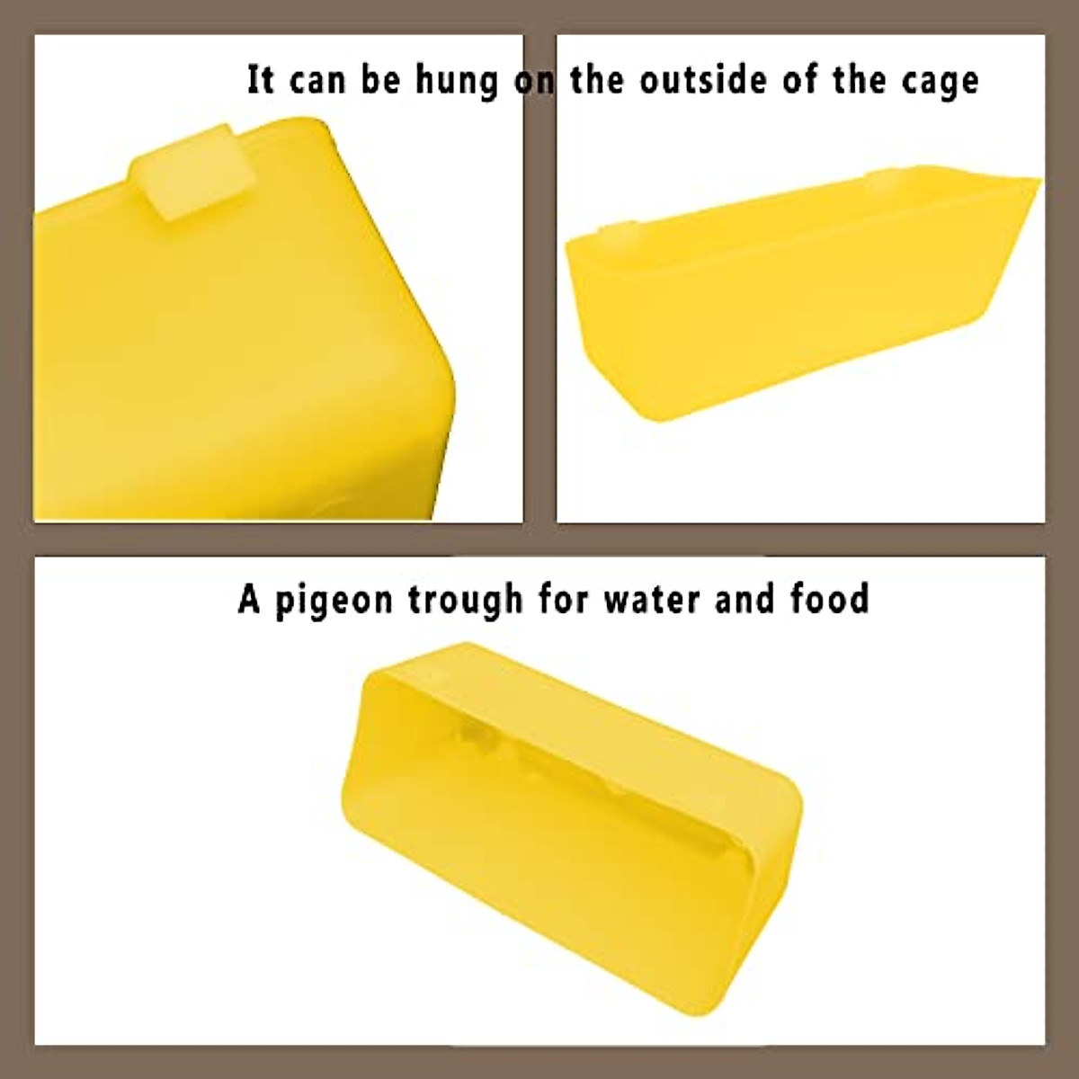 Bird Feeder Bird Drinking Pigeon Feeder Water Bowl Cup for Poultry Quail Chicken Pigeon Bird Feeding Tools Pigeons Water Fountain Quail feeders Parrot 3pc