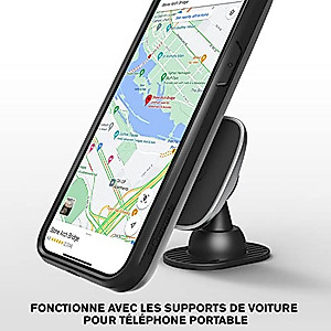 VENA Wallet Case Compatible with Apple iPhone 13 Pro (6.1"-inch), vCommute (Military Grade Drop Protection) Flip Leather Cover Card Slot Holder with Kickstand (Space Gray)