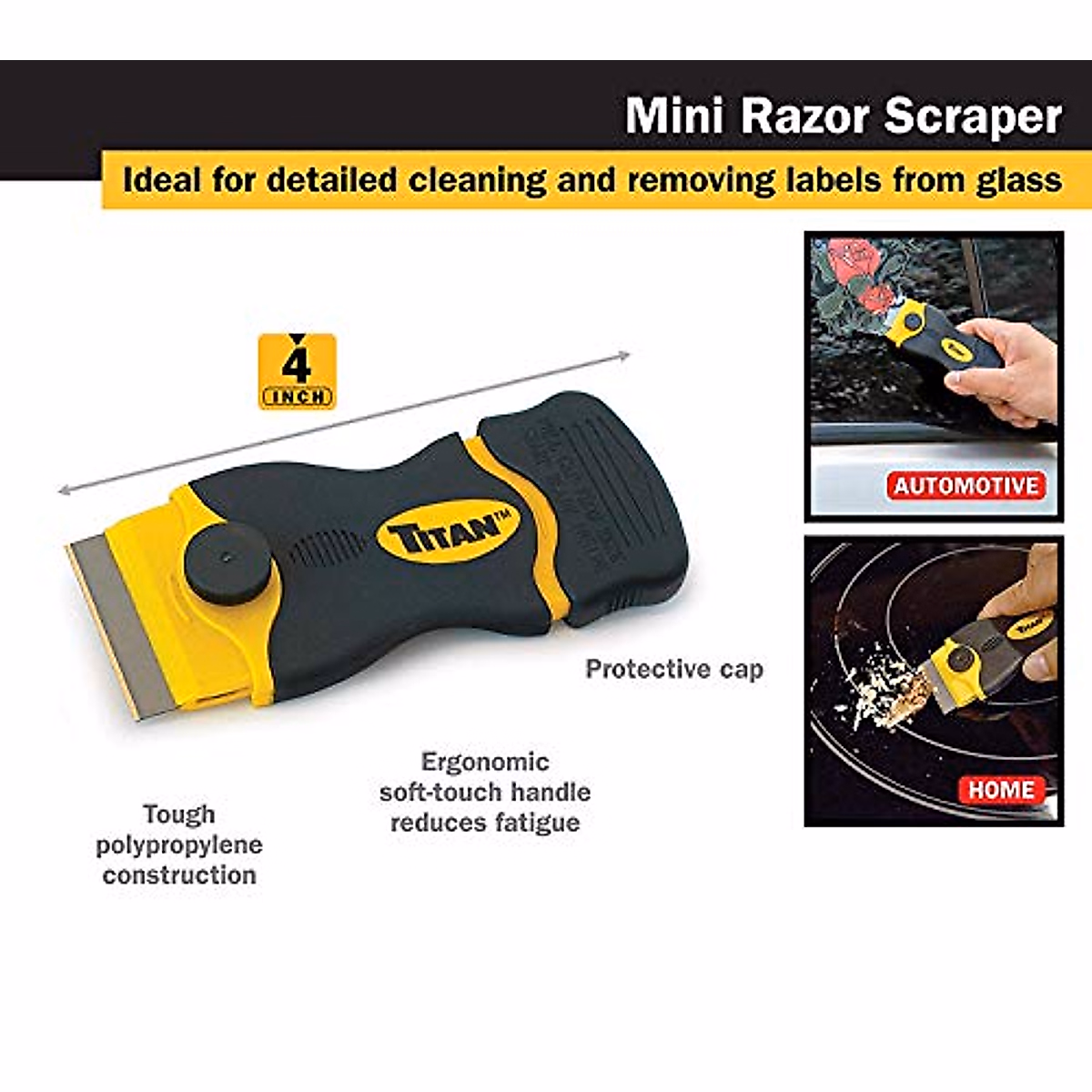 MINISCRAPER 20 2X Plus Plastic Razor Blades and Titan Scraper