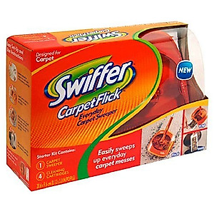Swiffer Carpet Flick Carpet Sweeper Starter Kit, 1 kit