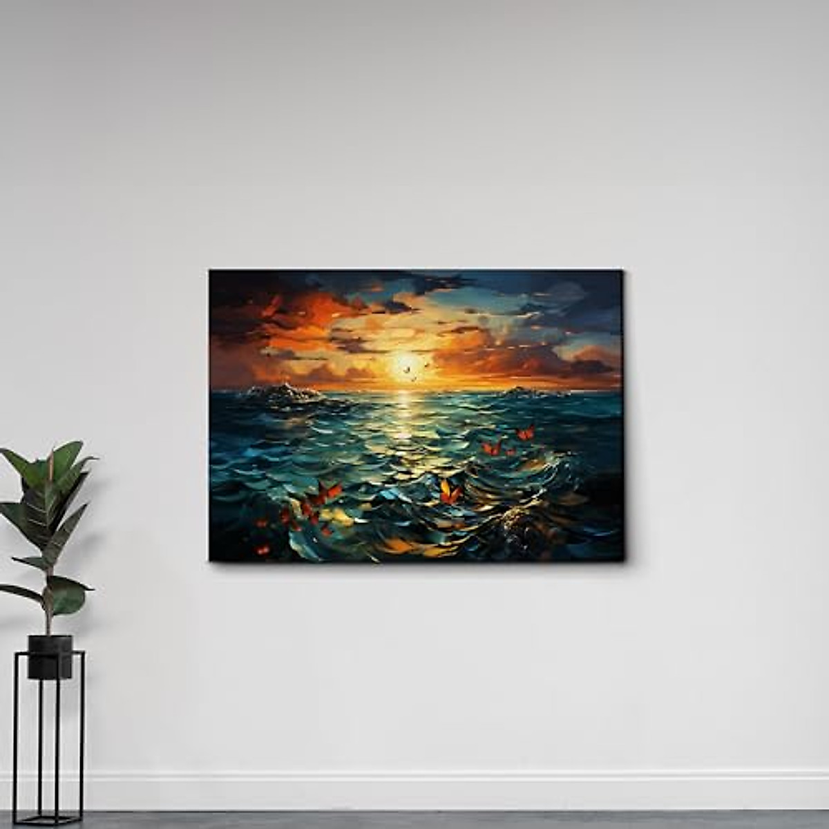 Abstract Painting Buy Canvas Wall Art, Butterfly Painting Art, Butterfly canvas, bedroom Butterfly wall art,Watercolor abstract Butterfly canvas painting