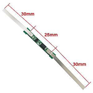 FMHXG 12PCS 2A BMS Protection Board for 1S 3.7V 18650 Li-ion Lithium Battery Cell Kit, DW01+8205