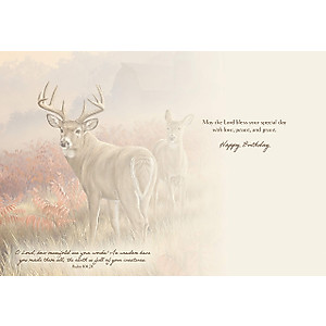 HTL Card-Boxed-Birthday-Whitetail Deer (Box of 12)