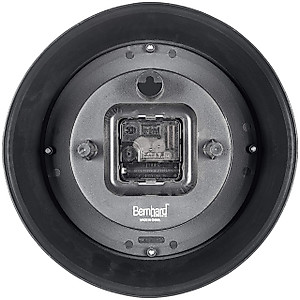 Bernhard Products Retro Wall Clock 9.5 Inch Green Kitchen 50's Vintage Design Round Silent Non Ticking Battery Operated Quality Quartz Clock (Seafoam Green)