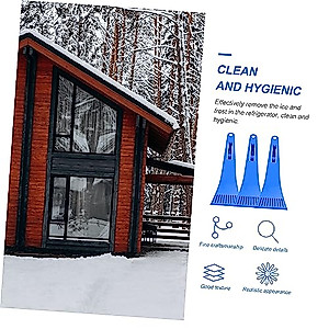 BESTOYARD 9 pcs Ice Shovel Snow Removal for Car Windshield ice Scraper for car Snow Removal Scraper Refrigerator ice Scraper Freezer Ice Remover Shovel Window ice Scraper abs Mini Brush