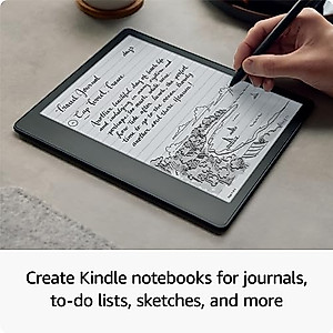 Kindle Scribe (32 GB) the first Kindle for reading, writing, journaling and sketching - with a 10.2” 300 ppi Paperwhite display, includes Premium Pen
