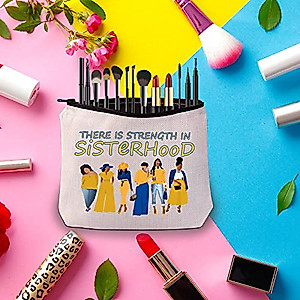 PWHAOO Sigma Gamma Rho Sorority Gift Sorority Cosmetic Bag There Is Strength In Sisterhood Cosmetic Bag (STRENGTH IN SISTERHOOD Sigma B)