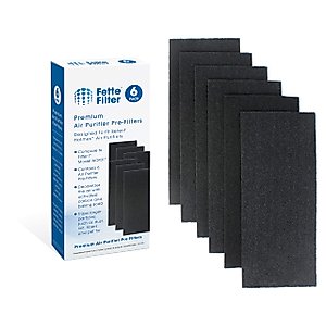 Fette Filter - Air Purifier Allergen Remover True HEPA Filter Compatible with Holmes AER1 True HEPA Filter, Replacement for HAPF300AH-U4R & HAP242-NUC, 4 HEPA Filters and 6 Carbon Filters. (Green)