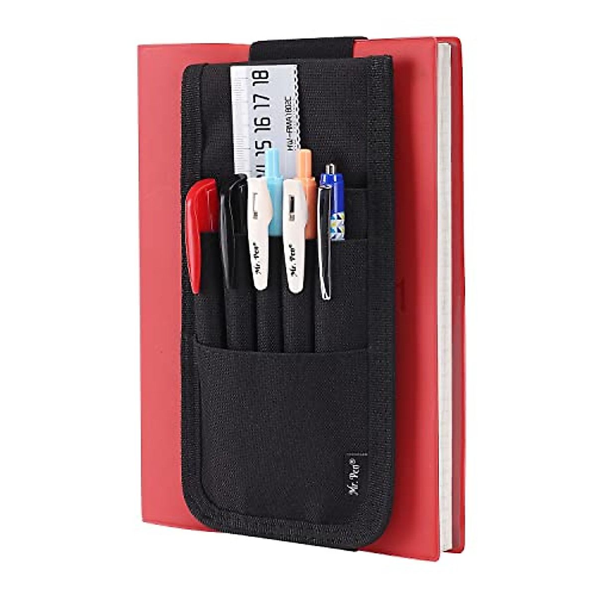 Mr. Pen Adjustable Elastic Band Pen Holder for Hard Cover Journals & Planner - Pen Sleeve Notebook & Pencil Holder