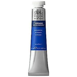 Winsor & Newton Cotman Watercolor Paint, 21ml (0.71-oz) Tube, Ultramarine