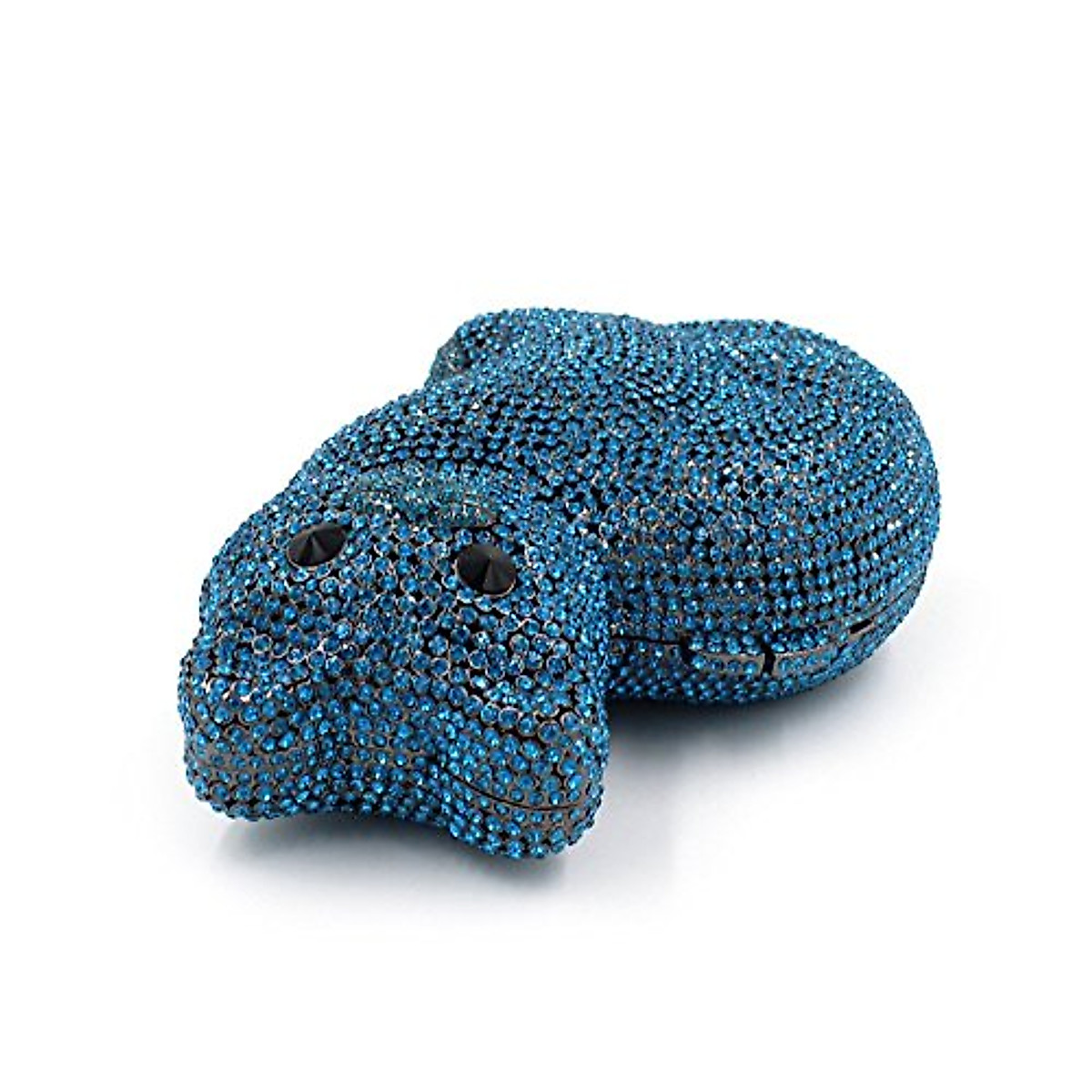 Chirrupy Chief® Cute Cat Clutch Purse For Women Luxury Rhinestone Crystal Evening Clutch Bags (Blue)