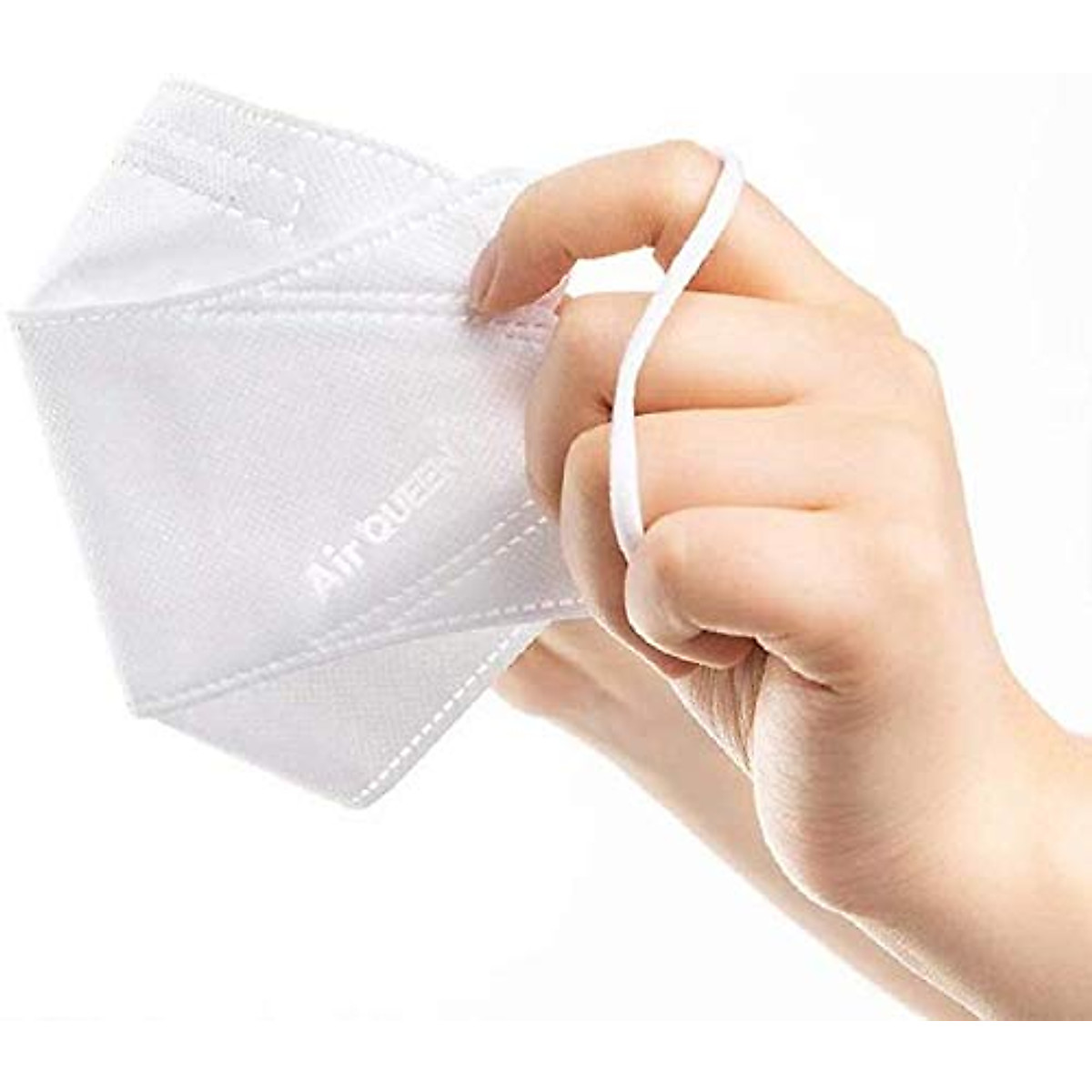 [20 Pack] Authentic [Air Queen] 3-Layers Nano-Filter Face Safety Mask for Adult [Individually Packaged] [Made in South Korea]