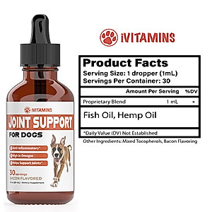 Joint Support Supplement for Dogs | Dog Hip and Joint Supplement | Supports Healthy Hips, Joints, & Much More | Dog Joint Supplement | Joint Supplement for Dogs | Joint Support for Dogs | 1 fl oz