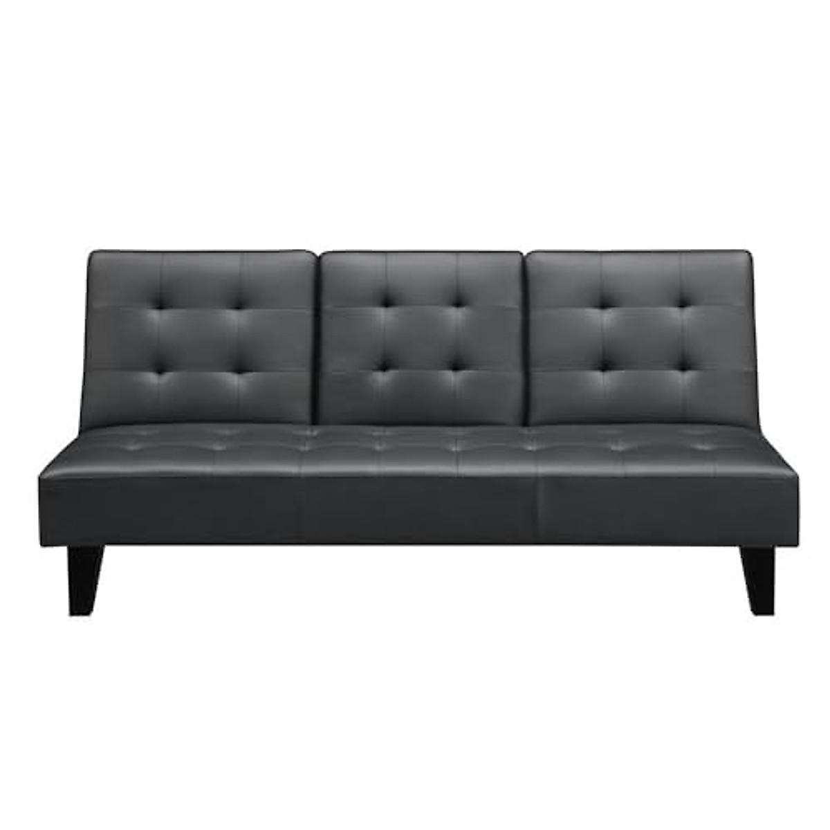 DHP Madison CupHolder Futon in Black