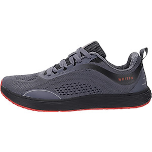 Mens Zero Drop Wide Toe Box Road Running Shoes Size 11 Tennis Athletic Gym Sports Walking Hiking Workout Cross Training Lightweight Width Grey 45