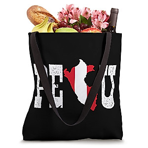 Perú Jersey for Love Peru Flag Silhouette Peruvian Tote Bag