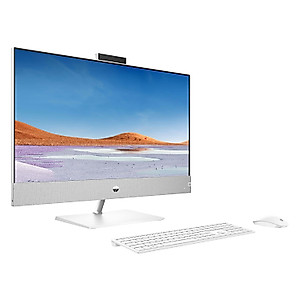 HP Pavilion All-in-One Desktop, 27" 2K QHD Screen, NVIDIA RTX 3050, Intel Core i7-13700T Processor, 64GB RAM, 2TB PCIe SSD, Windows 11 Home, Webcam, HDMI, Wireless K&M, Wi-Fi 6