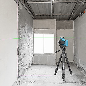 Takamine 63" Lightweight Adjustable Laser Level Aluminum Tripod with Portable Handle, Bubble Level, Quick Release Plate with 1/4" Screw Mount & 5/8" UNF Adapter Nut, 3-Way Swivel Pan Head