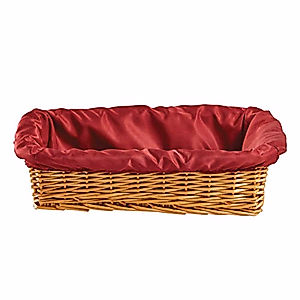 Offering Basket for Church Collection Receiving with Removable Liner Without Handle Religious Supplies, 16 Inch