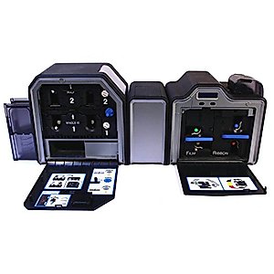 Fargo HDP5000 HID Dual-Side ID Card Printer & Lamination 300DPI Flipper 089152